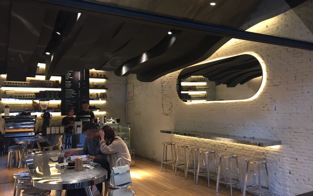 Retail Tour Shanghai agencement Fumi Coffee - Focus Shopper - Focus Shopper