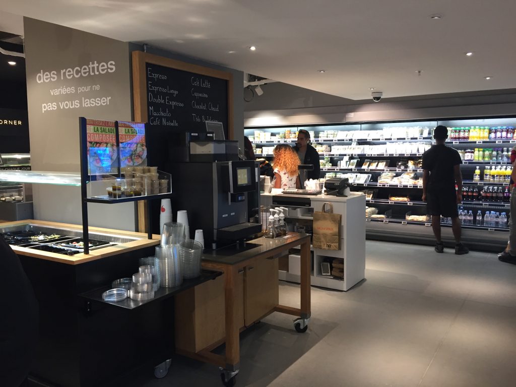 Monoprix des Halles rayon snacking et café - Focus Shopper - Focus Shopper